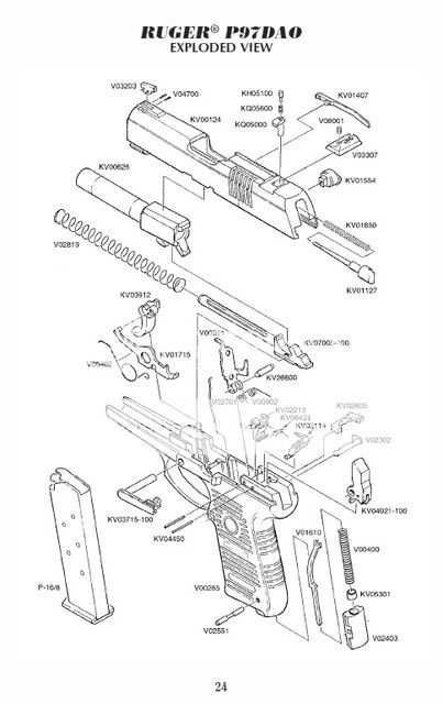 P97 exploded views | RugerForum.com – Serving Ruger Owners Since 1999