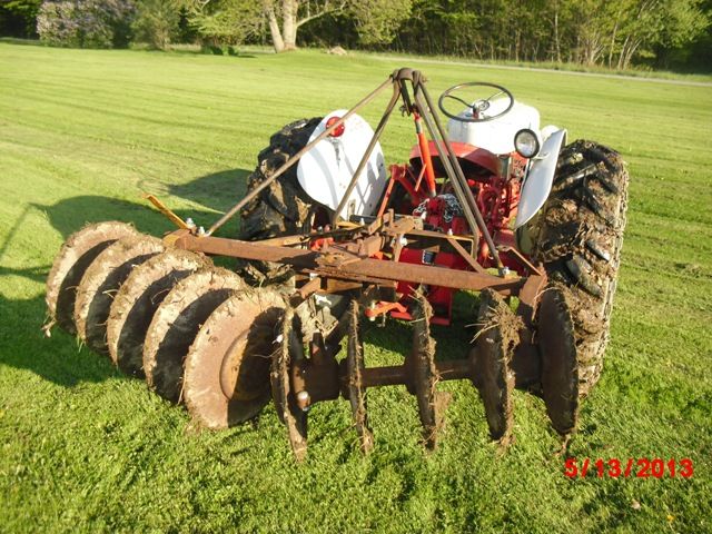 Old 5 foot disc rebuilt into 3 pt. | Antique Tractors Forum