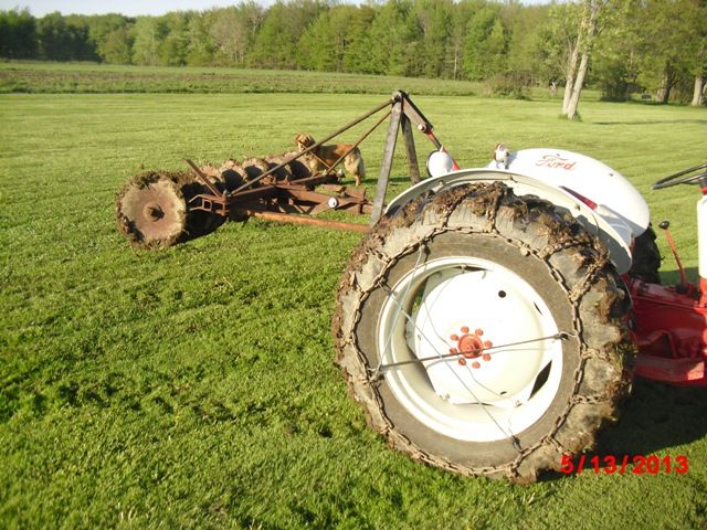 Old 5 foot disc rebuilt into 3 pt. | Antique Tractors Forum