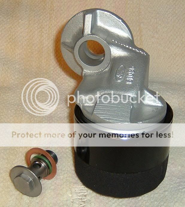 90-degree oil filter adapter - The Ford Barn
