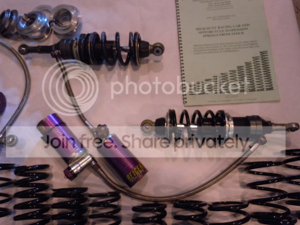 For Sale - Reiger Racing Dampers + Springs